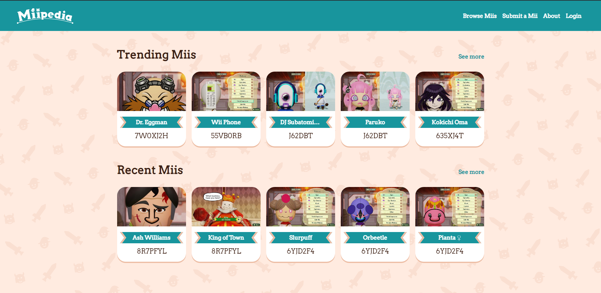 We just released our database for uploading and sharing Miis for general use! (More info inside ...