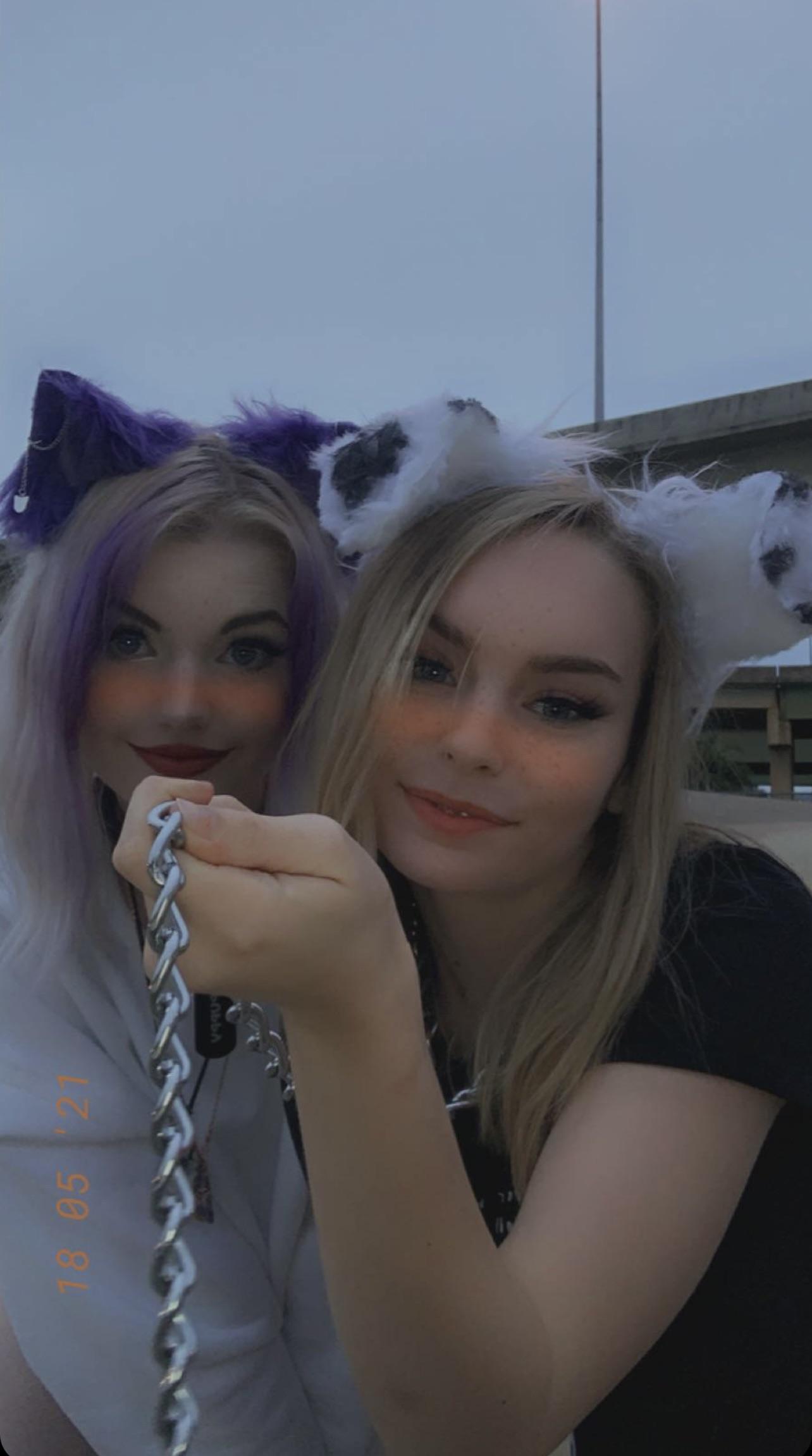 Are you just going to stand there or take us for a walk😈😜 we promise to behave sir 🥺 | Scrolller