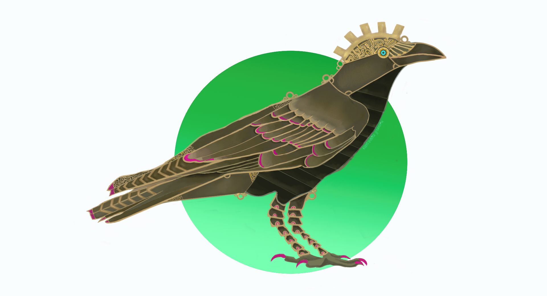 "we need to make a pointcrow divine beast" = a very tiny Vah Pointcroh | Scrolller