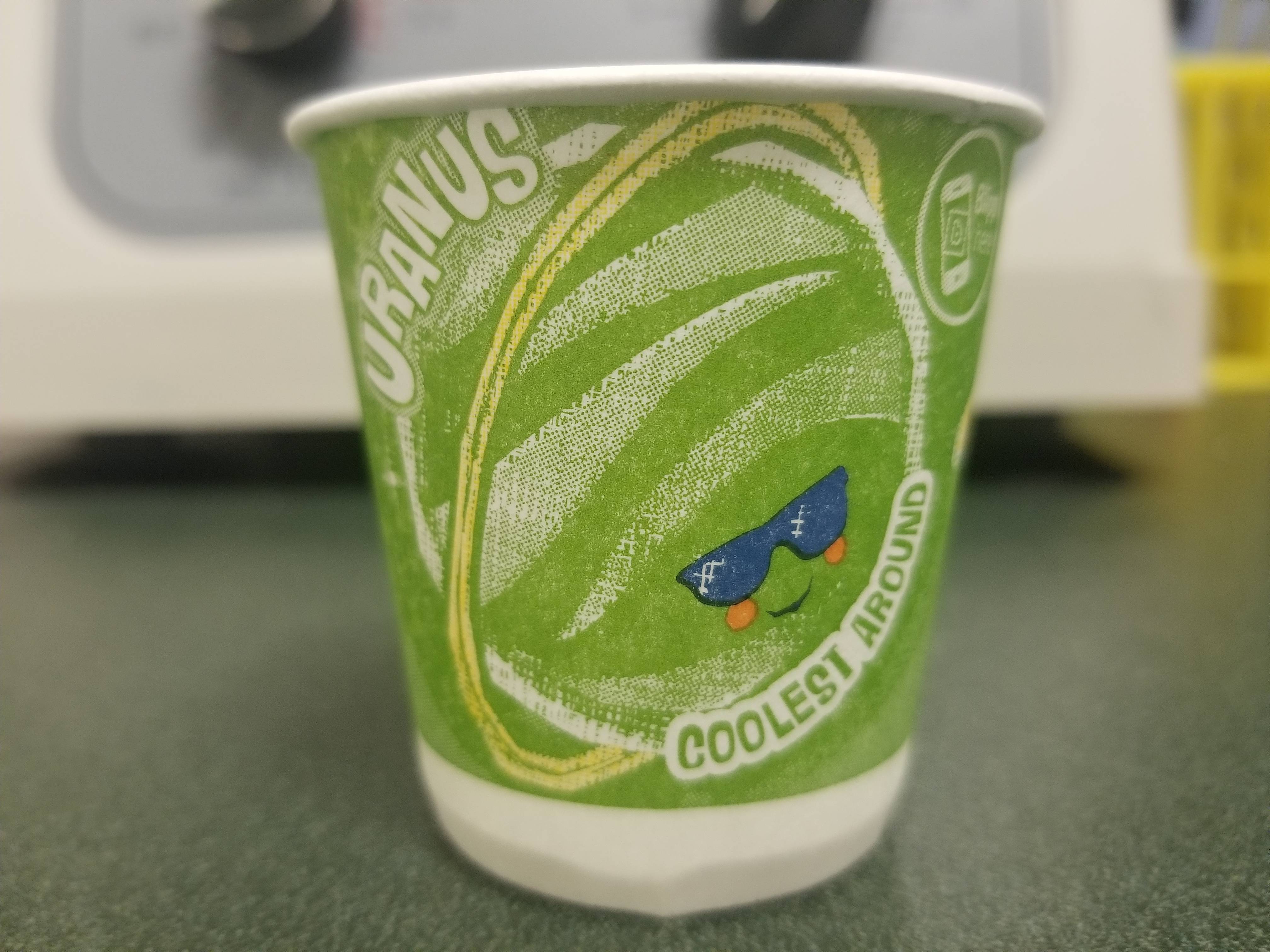 We ran out of our normal fecal cups, so our practice manager brought us ...