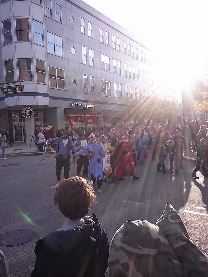 We watched the Zombie Walk yesterday | Scrolller