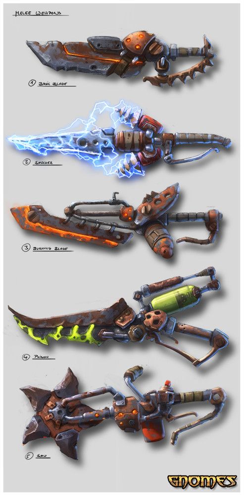 Weapon Concepts by Max Hugo | Scrolller