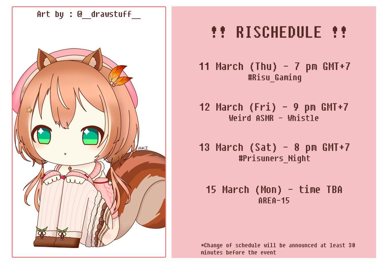 Weekly schedule | Scrolller