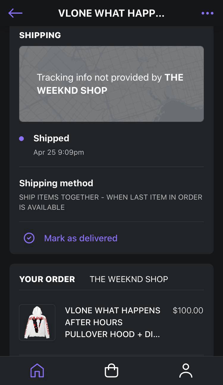 Weeknd merch started to ship. | Scrolller