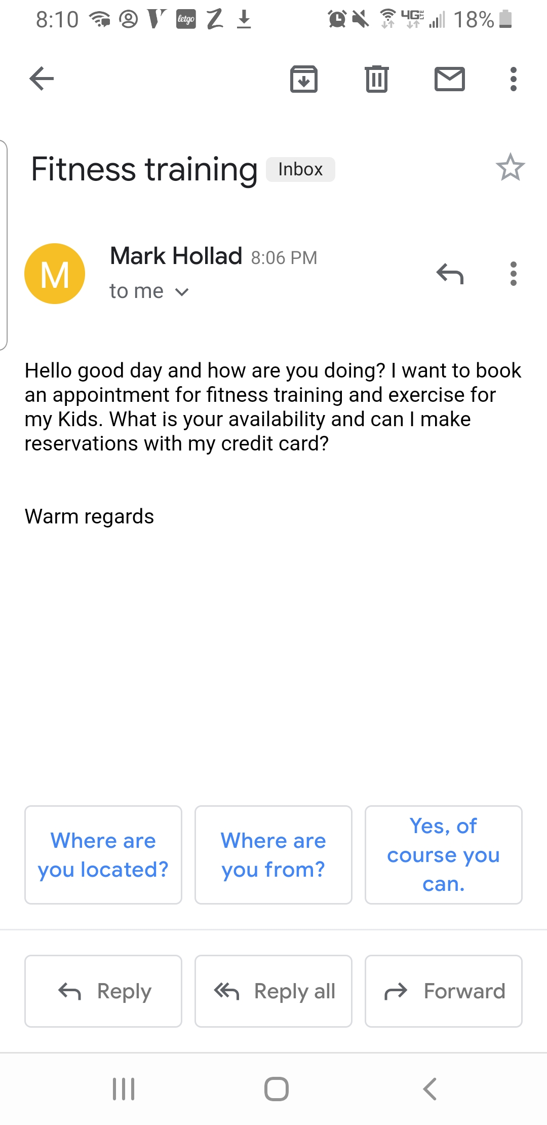 Weird requests for training... | Scrolller