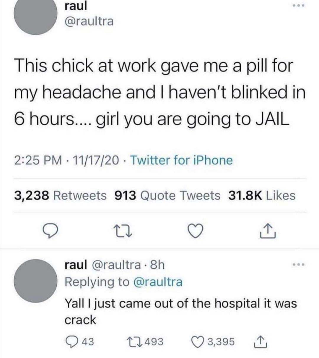 Well did it help the headache? | Scrolller