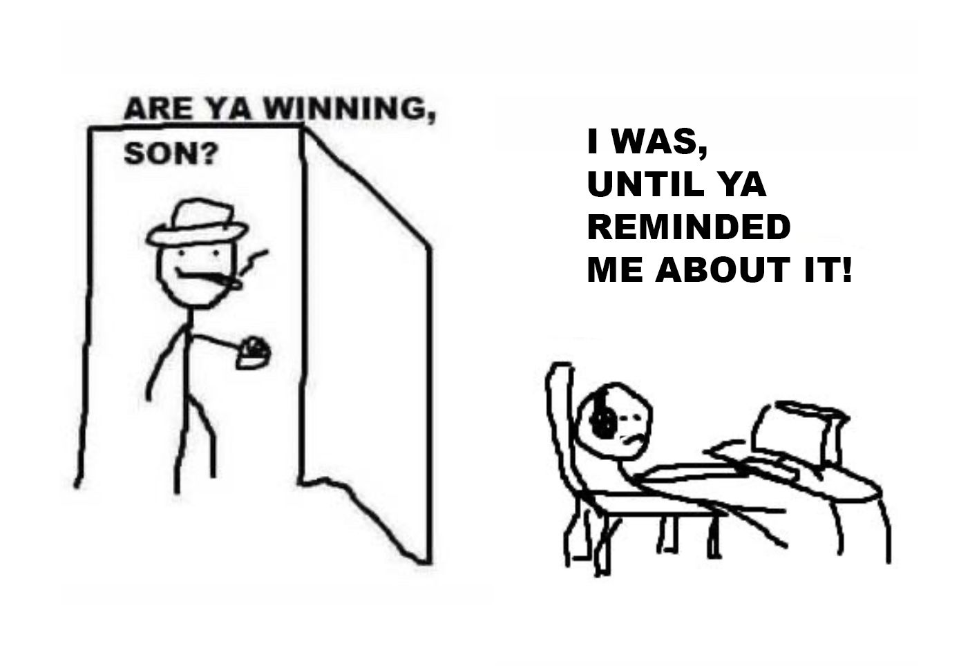 Well...he was winning... | Scrolller