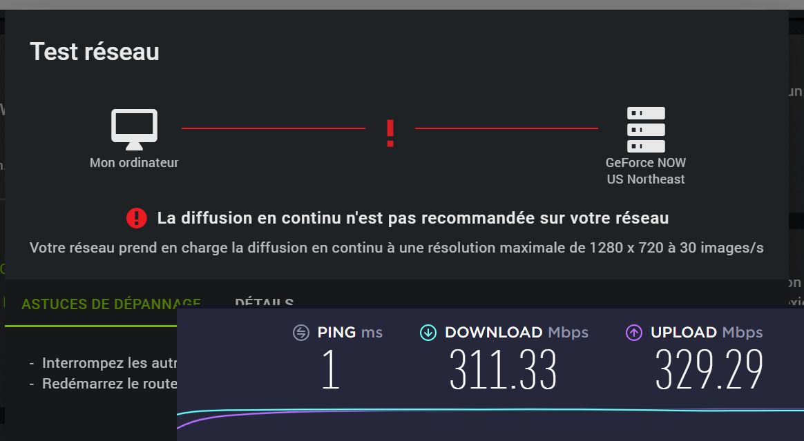 Well that's not nice (after routeur and laptop reboot and straight ethernet in the router, wifi ...