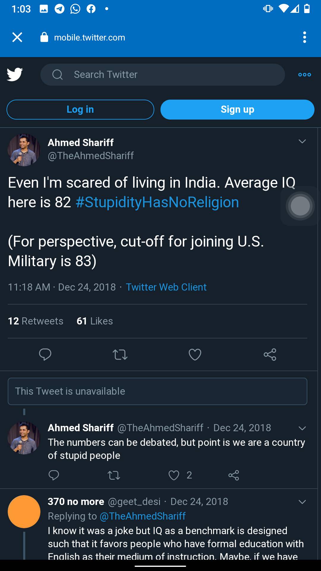 We're all stupid | Scrolller