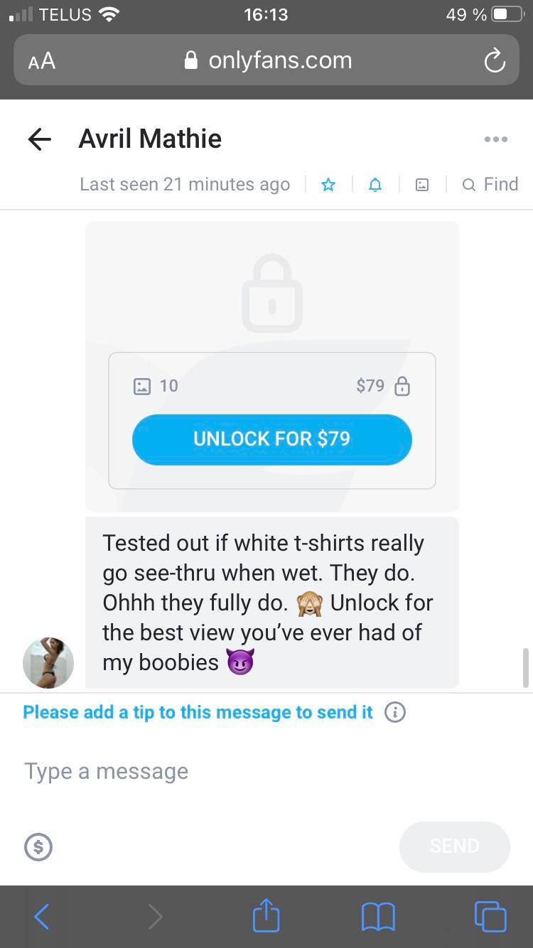 Wet T-Shirt .... did anyone buy it ? | Scrolller