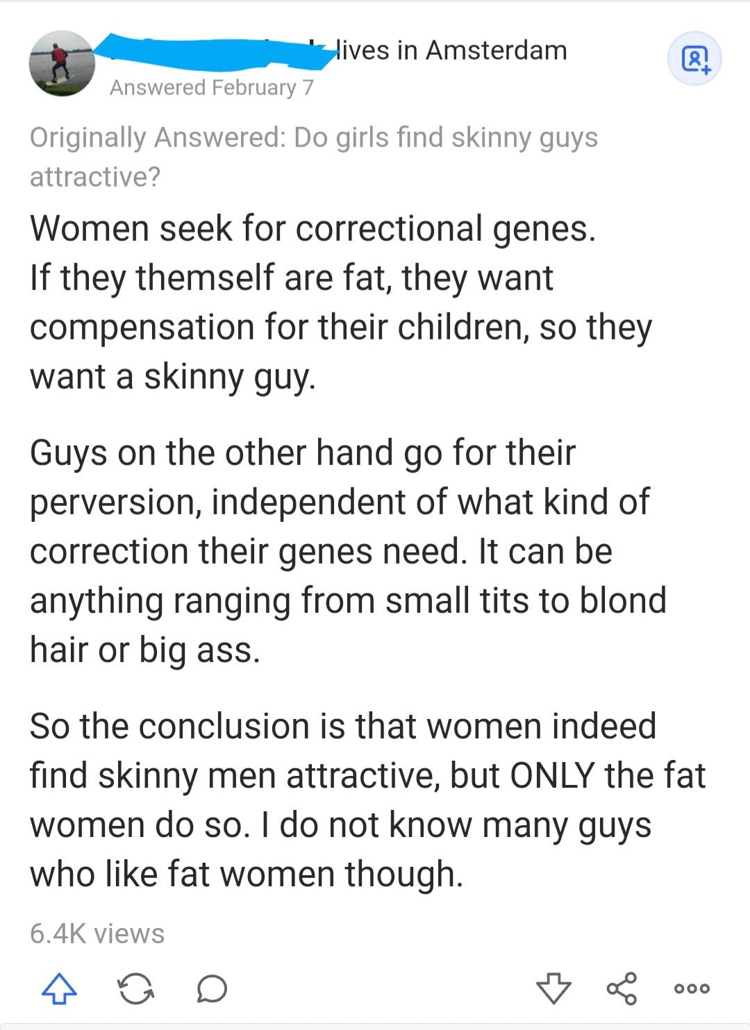 What?! Bad anatomy in general I guess. | Scrolller