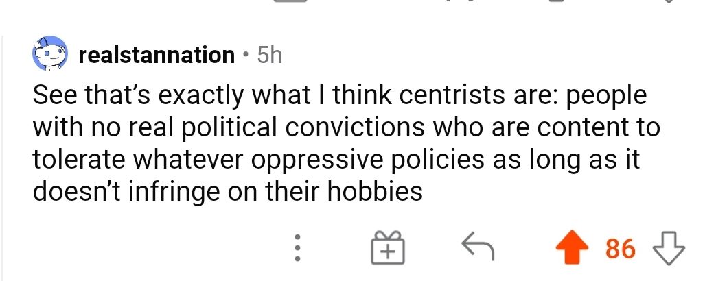 What "centrism" really is | Scrolller