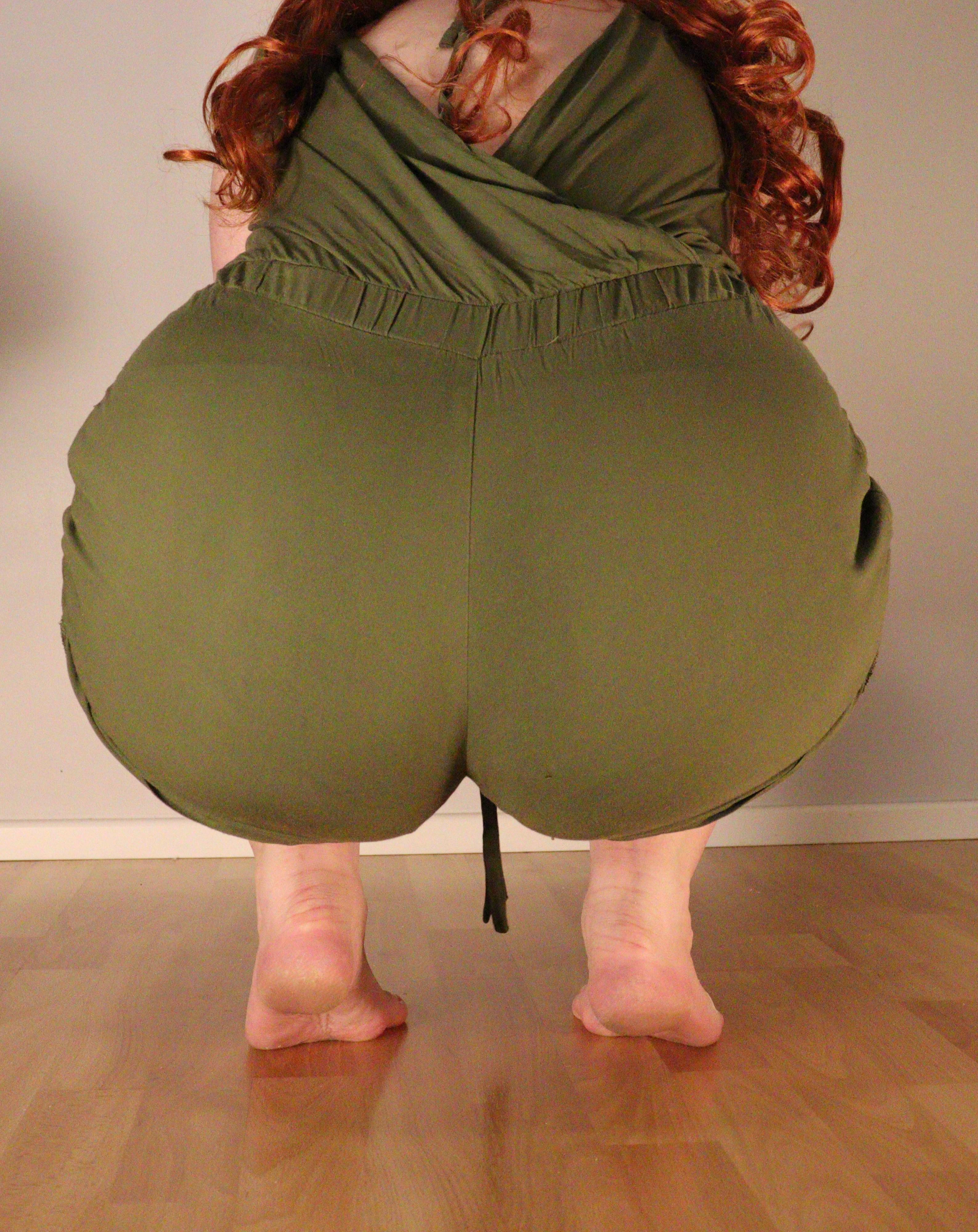 What do you mean I'm pear shaped (red hair is wig unfortunately but atleast I'm honest about it ...