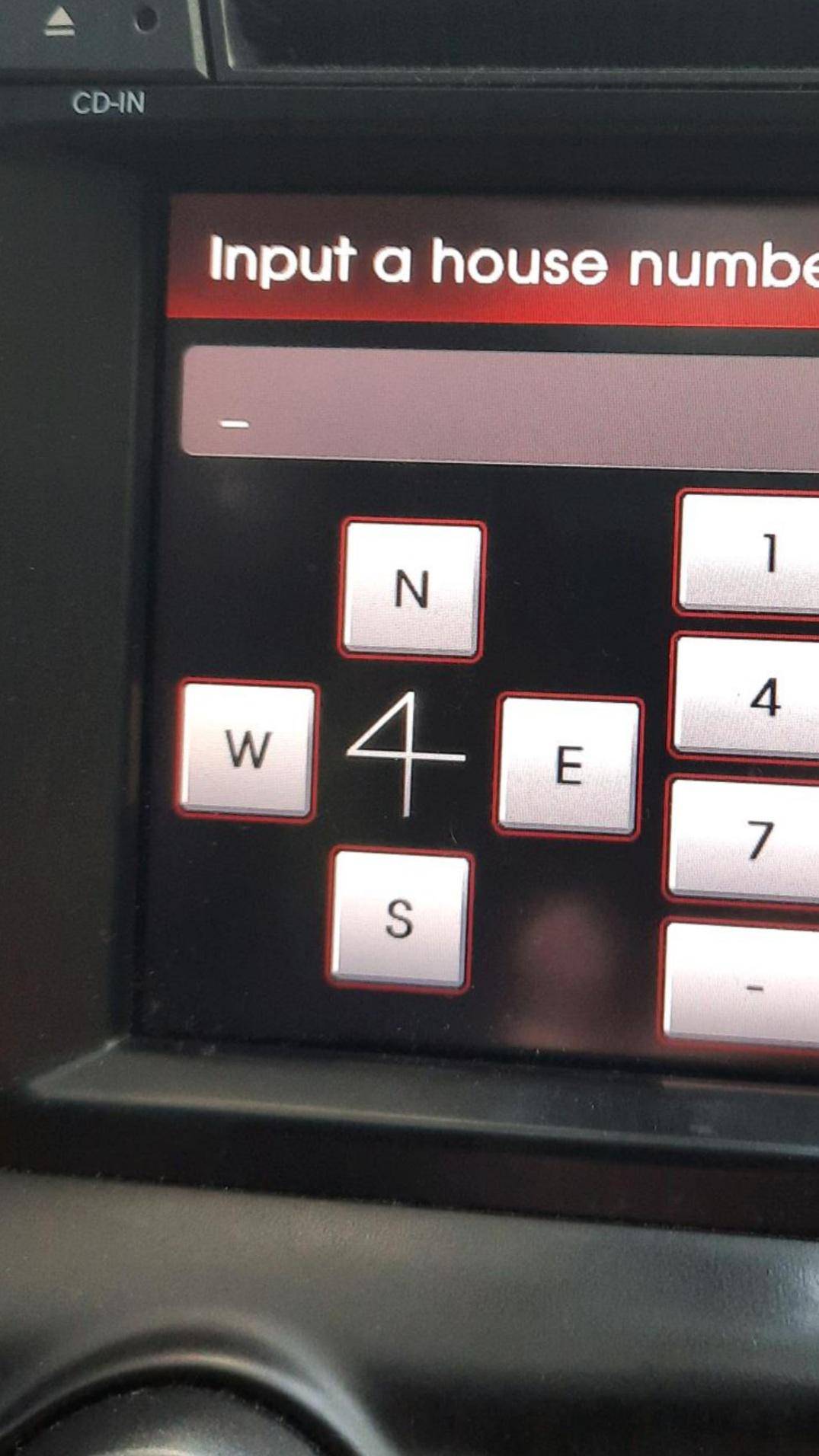 What is this symbol in between the cardinal directions on my car navigation system | Scrolller