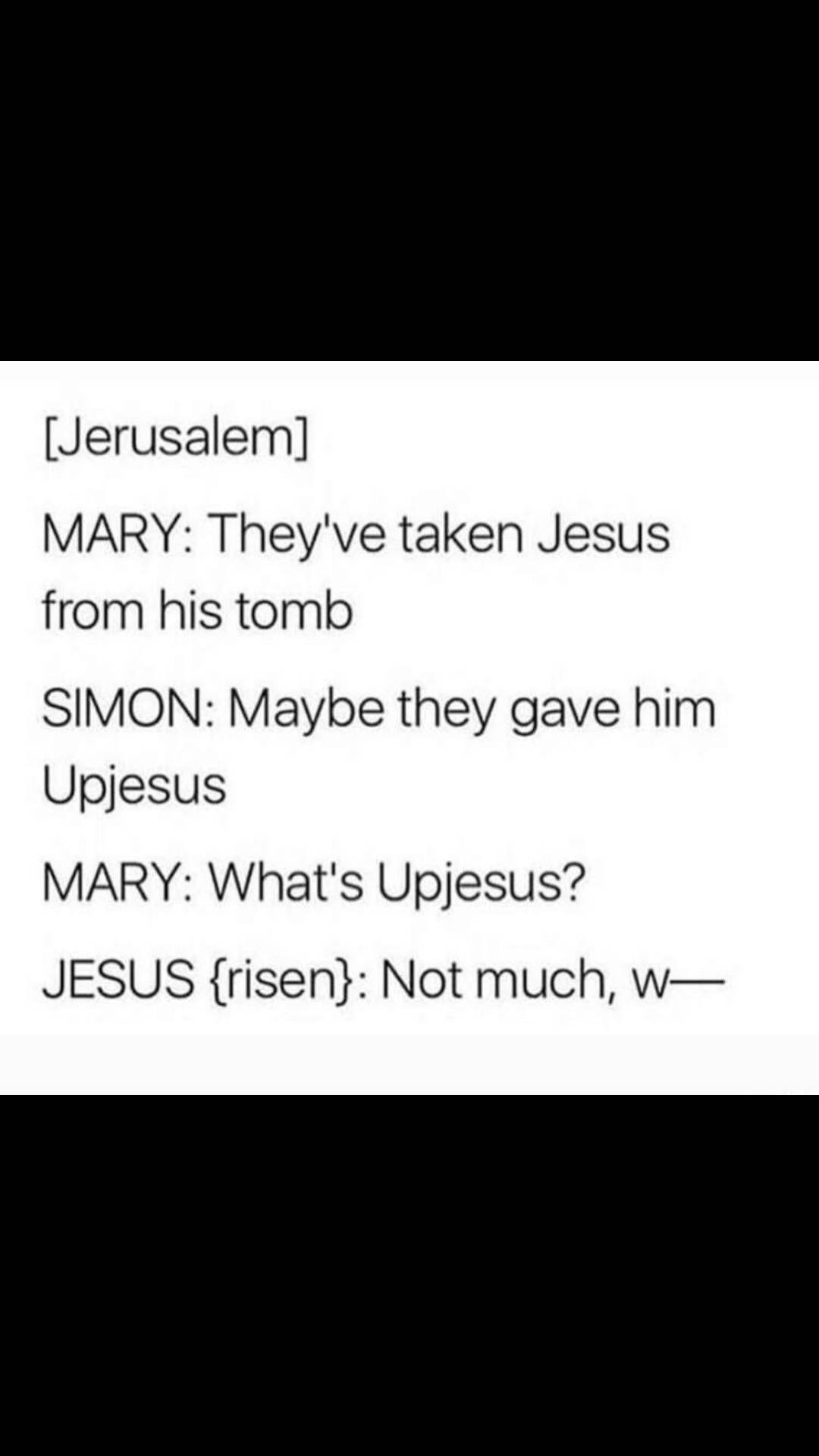 What's up Jesus? | Scrolller