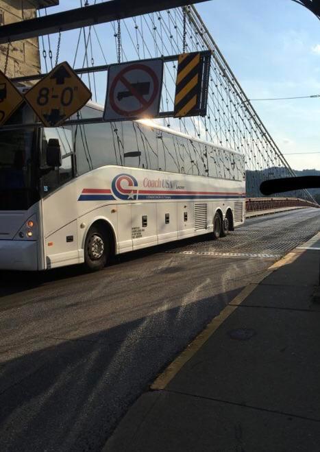 Wheeling WV suspension bridge. | Scrolller