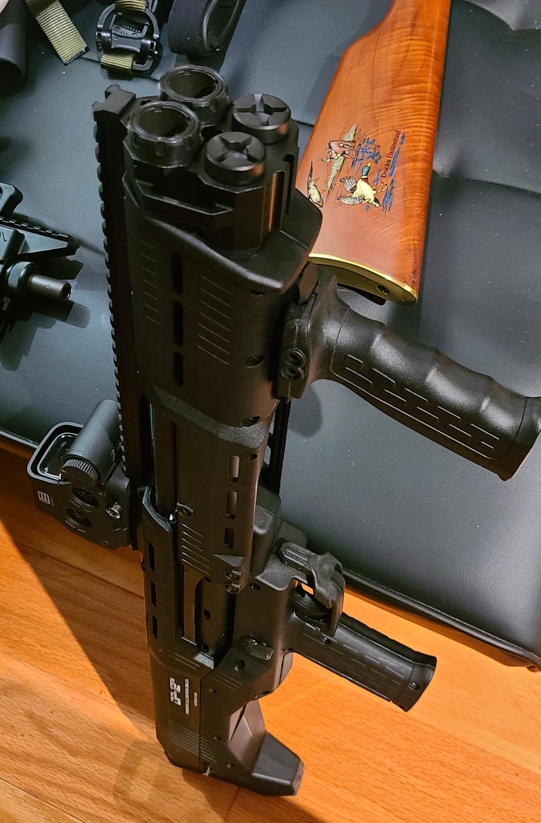 When it comes to space blasters, two barrels are sometimes better than one. Standard Arms DP-12 ...