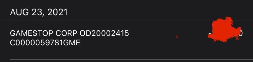 When you buy on computershare, the purchase out of your bank account is directly from gamestop ...