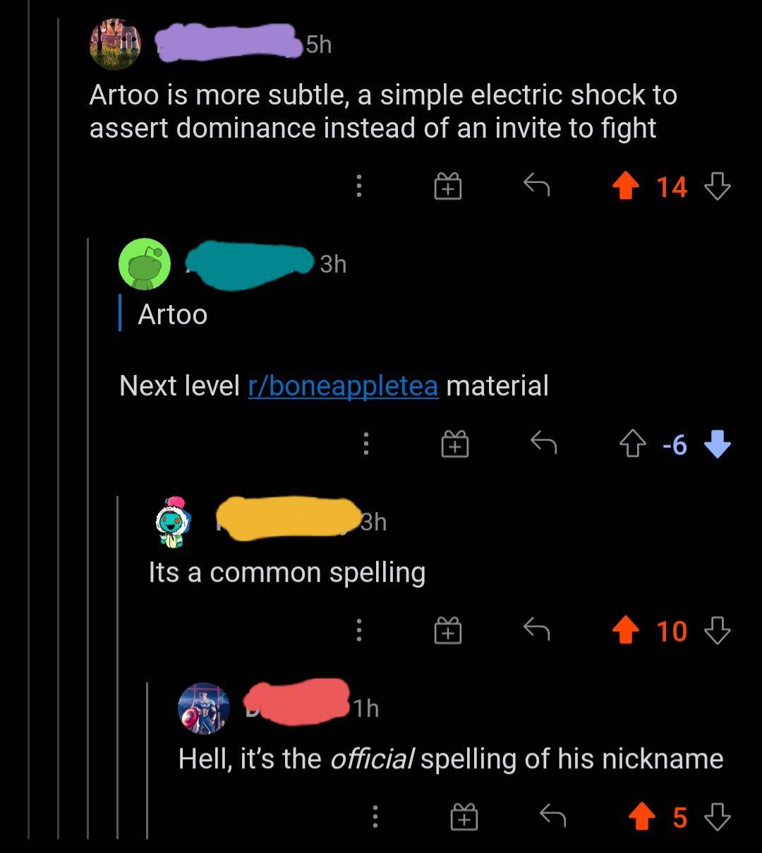 When you don't know the best astromech's nickname | Scrolller