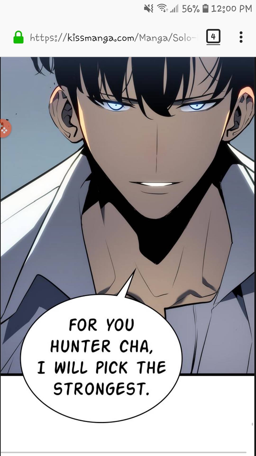 When you're still reading Solo Leveling even after the website shut down just to savor it's last ...