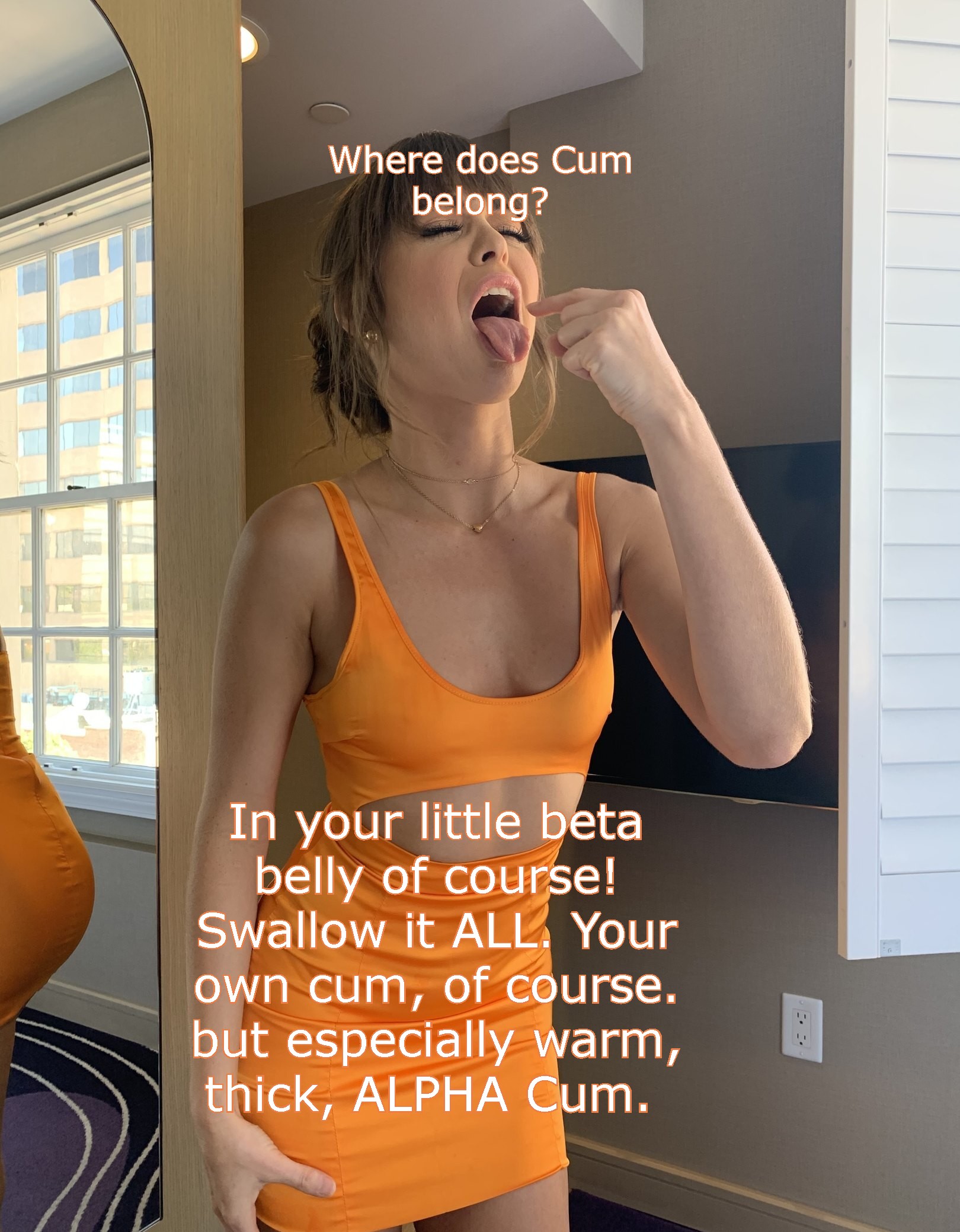 Where does cum belong? | Scrolller