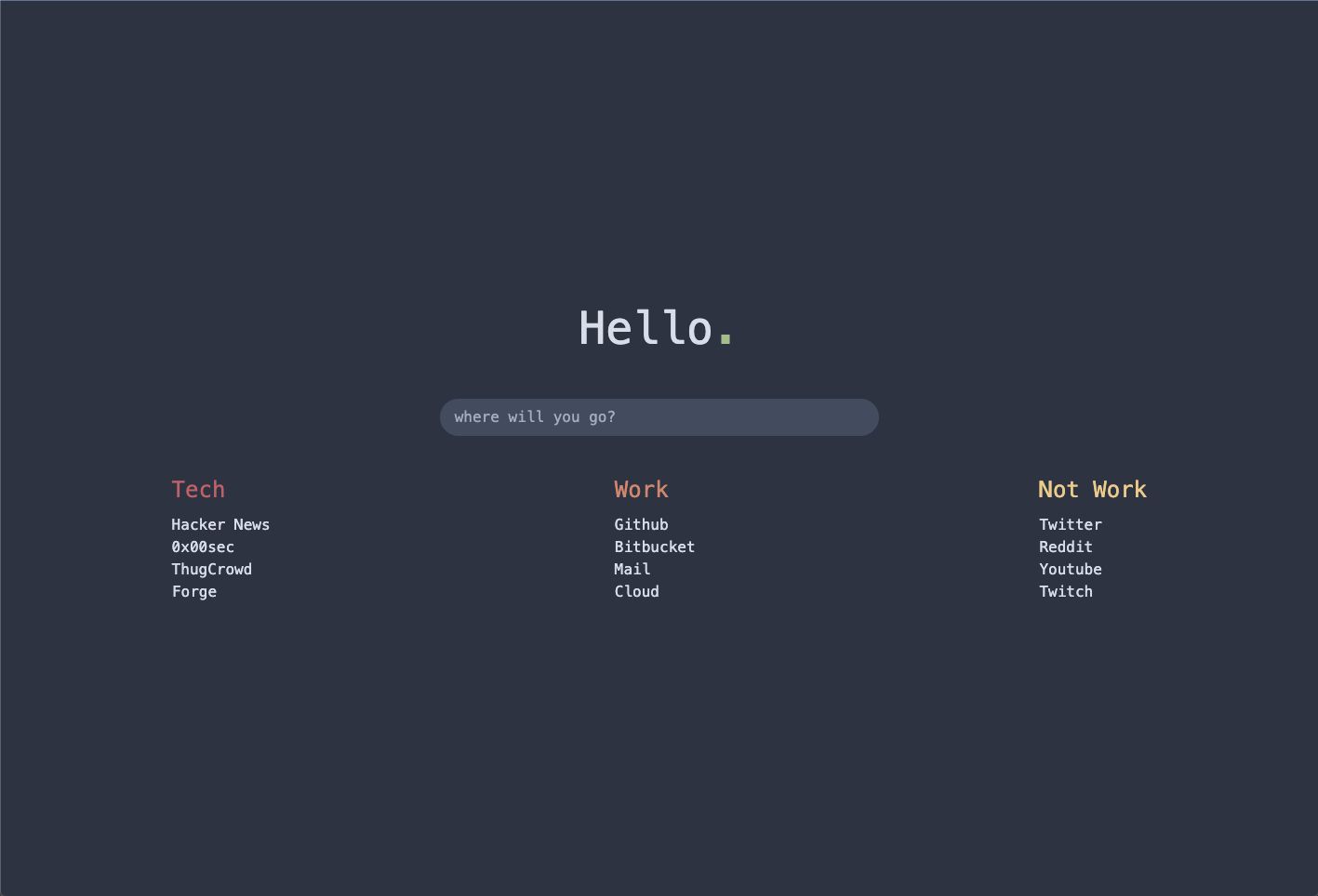 Where will you go? - My basic but functional startpage | Scrolller