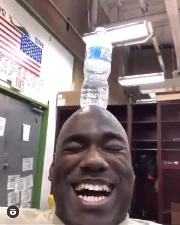 Whew! Enough celebrating... so thirsty... toss me a water, would you? | Scrolller