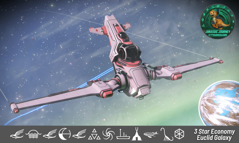 White & Pink Firespray Glider Explorer. | Scrolller