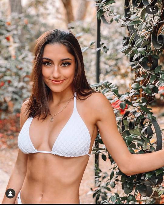 White Bikini on College Track Girl | Scrolller