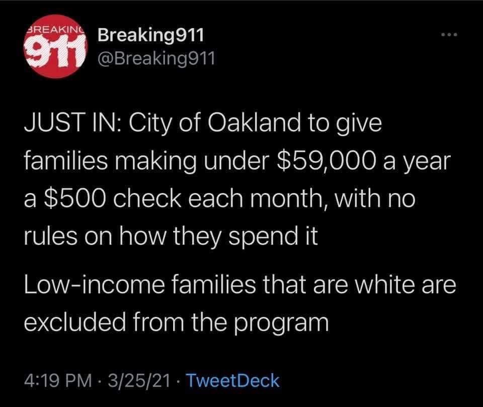 “White privilege” | Scrolller