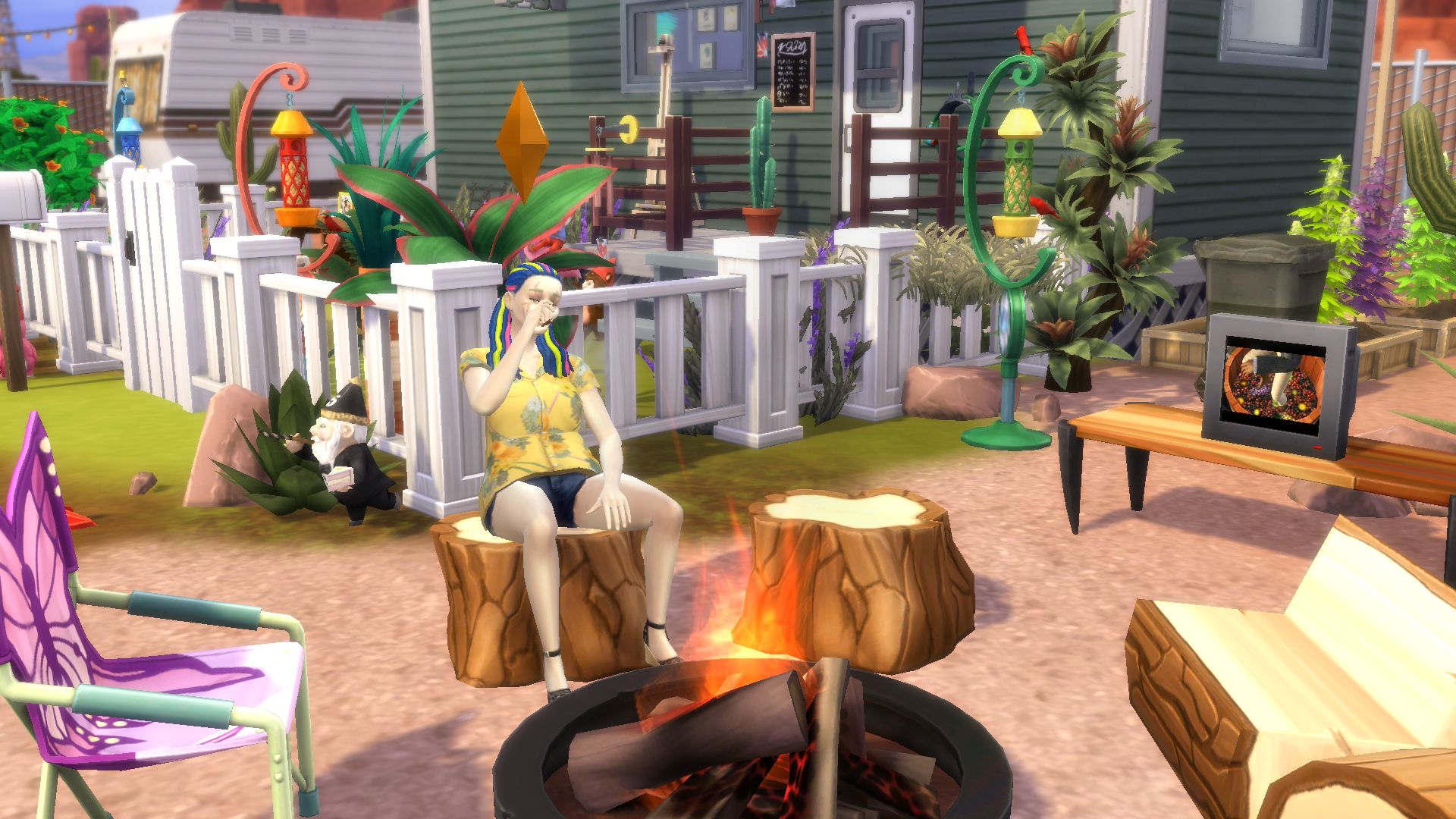 White Trash Girl Sim Enjoying Her Best Life | Scrolller