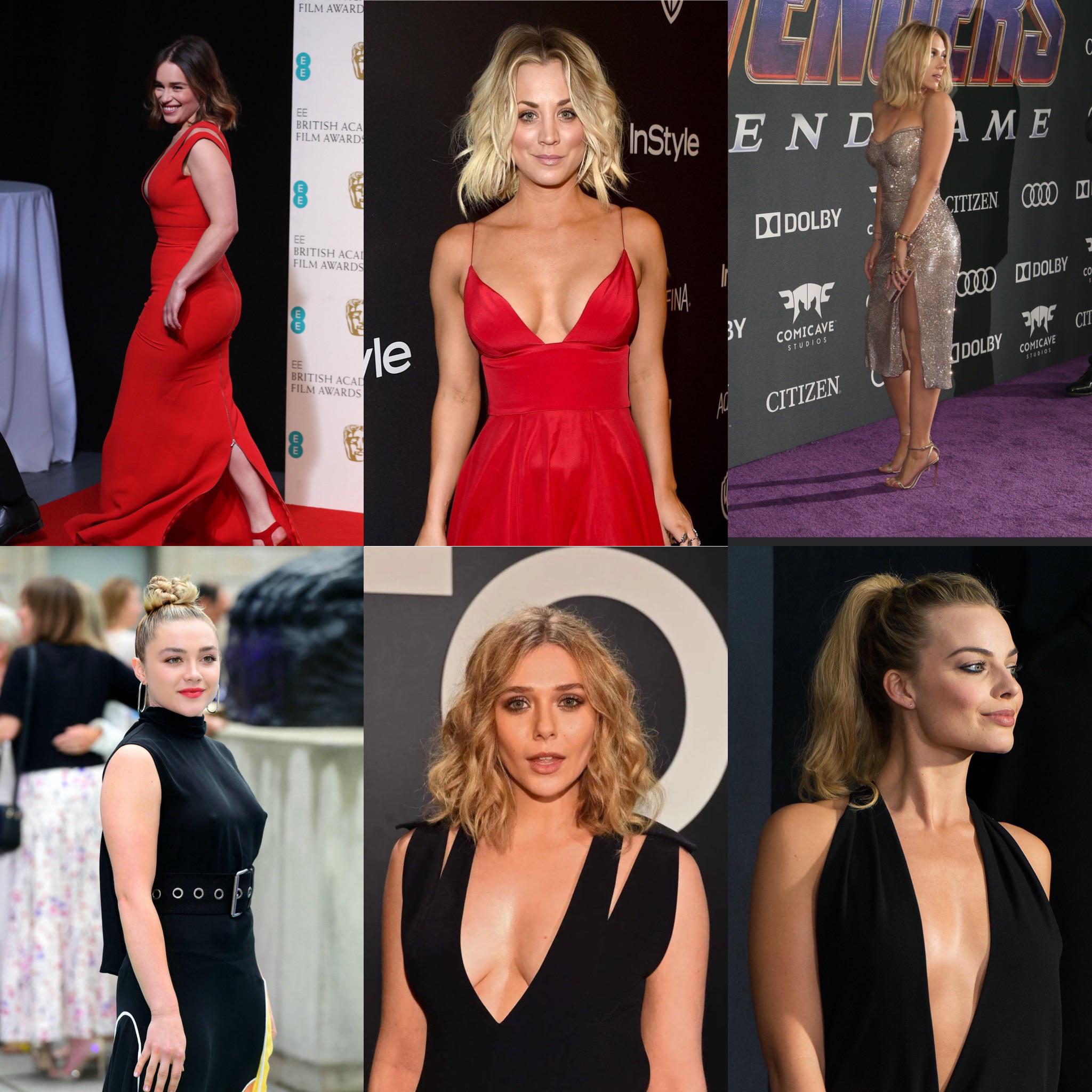 Who’s your milf fantasy? Emilia Clarke| Kaley Cuoco| Scarlett Johansson| Florence Pugh ...