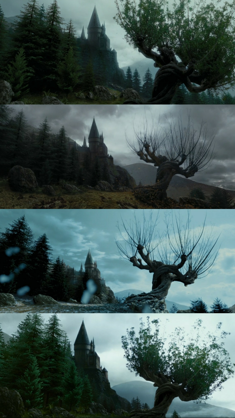 Whomping Willow's transition throughout Prisoner of Azkaban | Scrolller