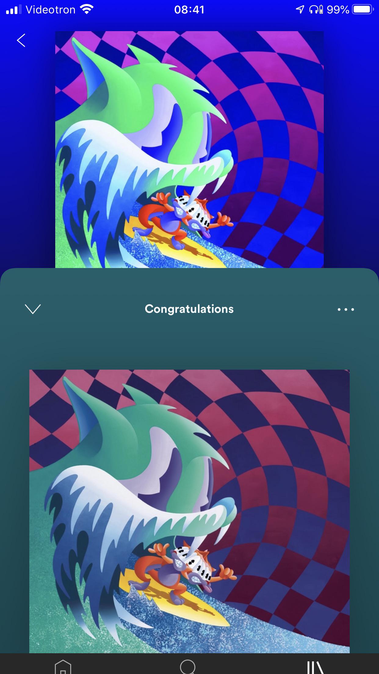 Why is the congratulations album cover a different shade? | Scrolller
