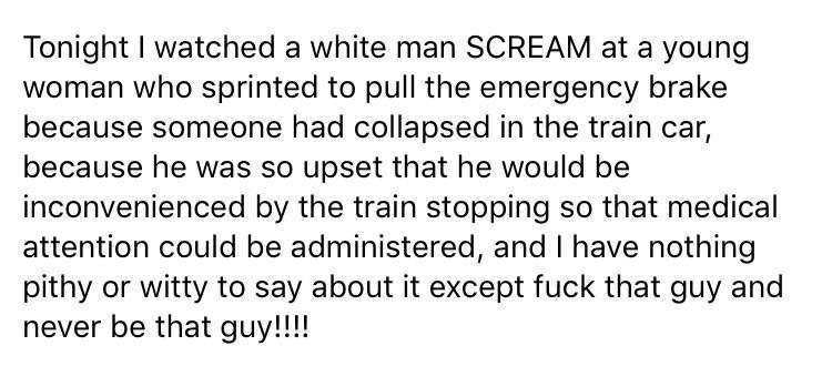 Why is the guy’s race relevant at all? | Scrolller