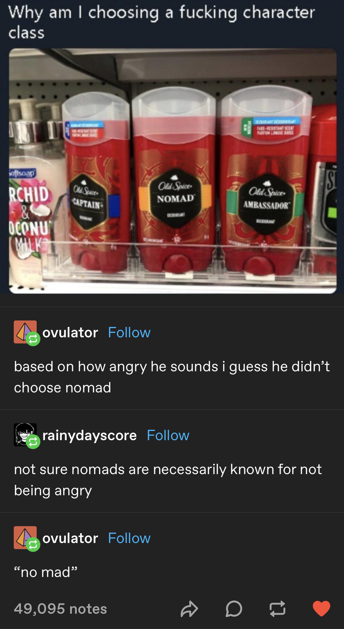 Why so mad? When you can be Nomad? | Scrolller