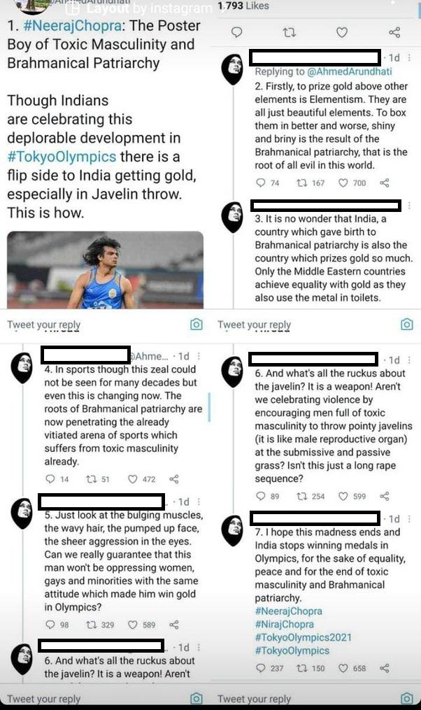 Why Winning Medals is a sign of toxic masculinity and Brahminical partiarchy!!!! | Scrolller