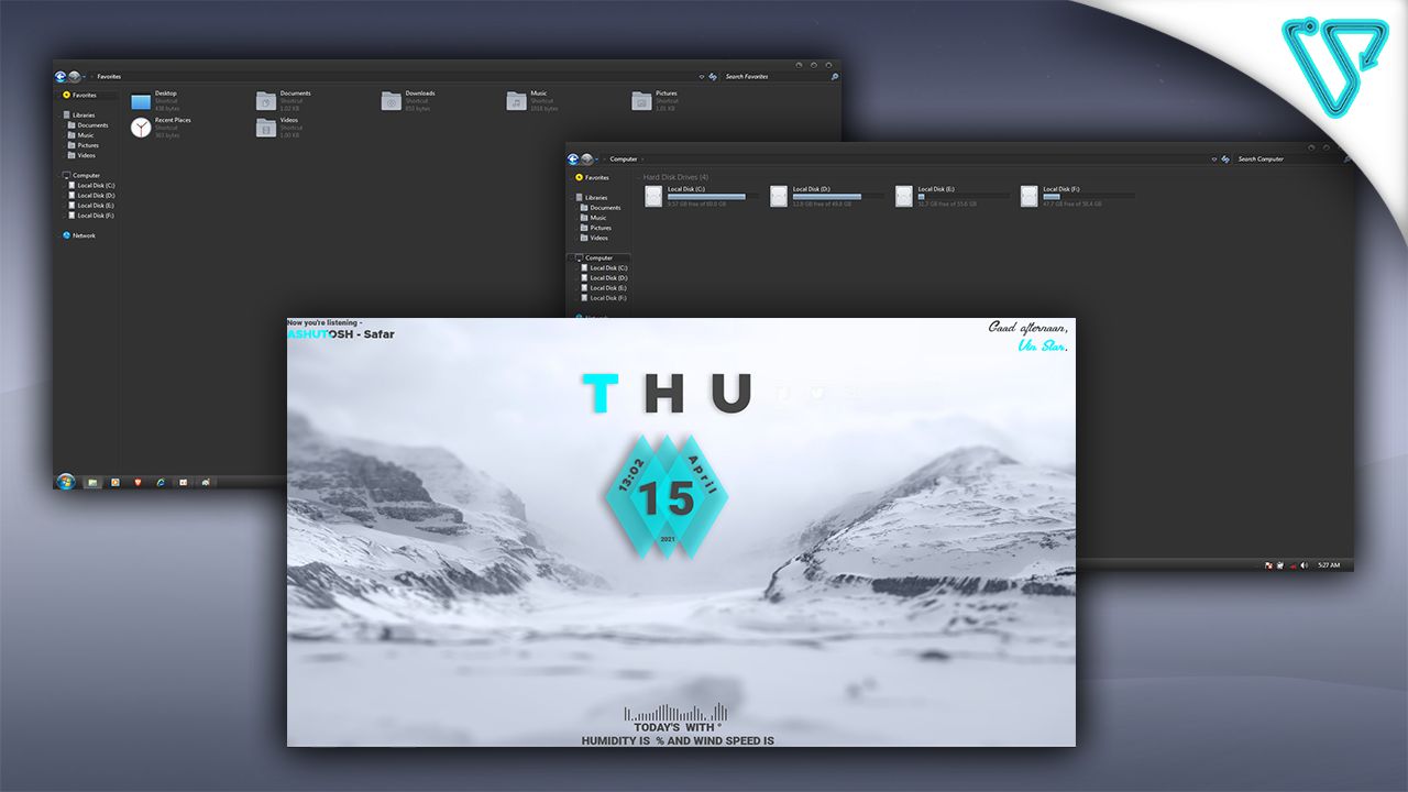 Windows 7 Dark Blue Theme 2021 | Scrolller