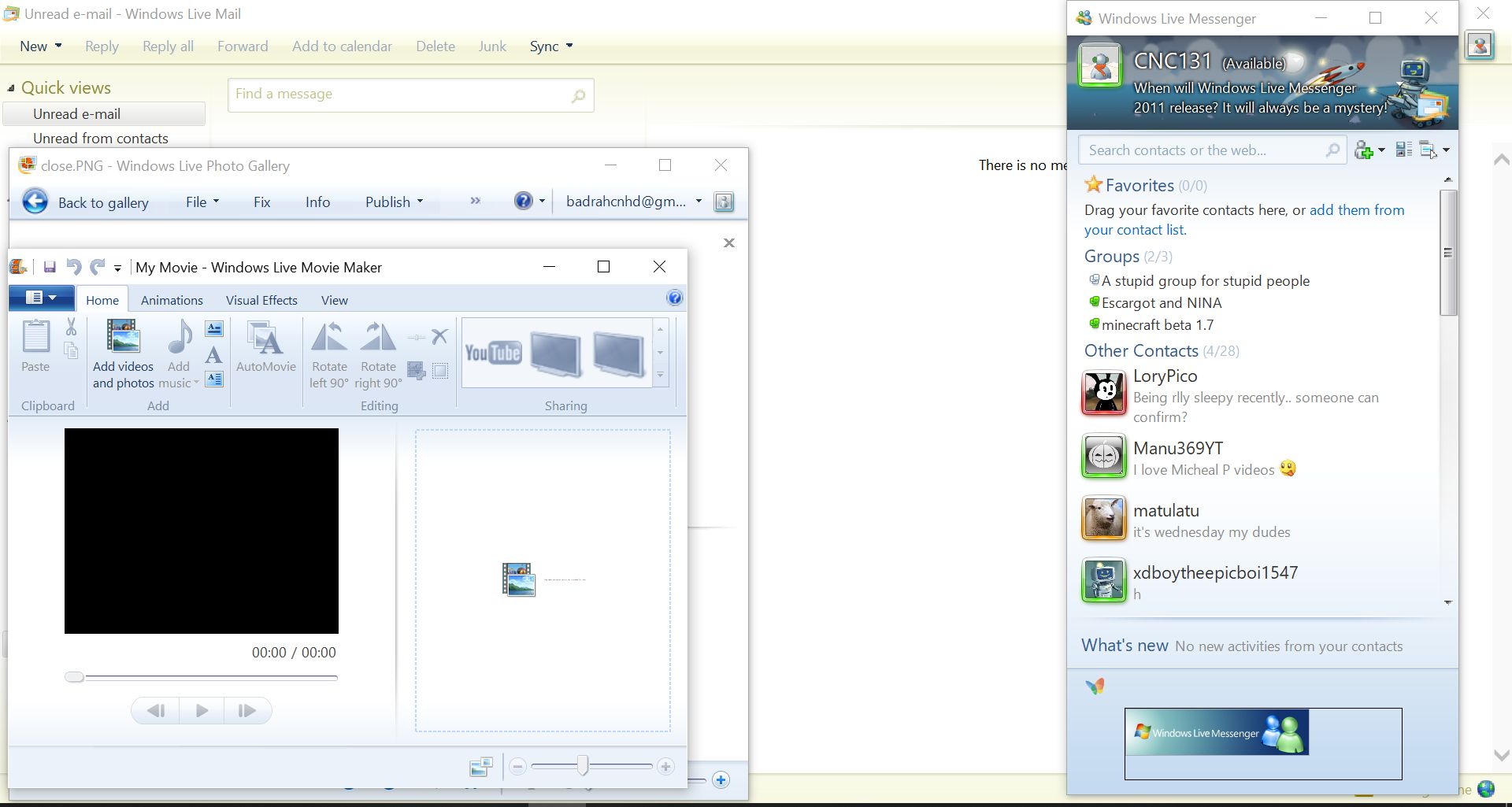 Windows Live 2009! | Scrolller