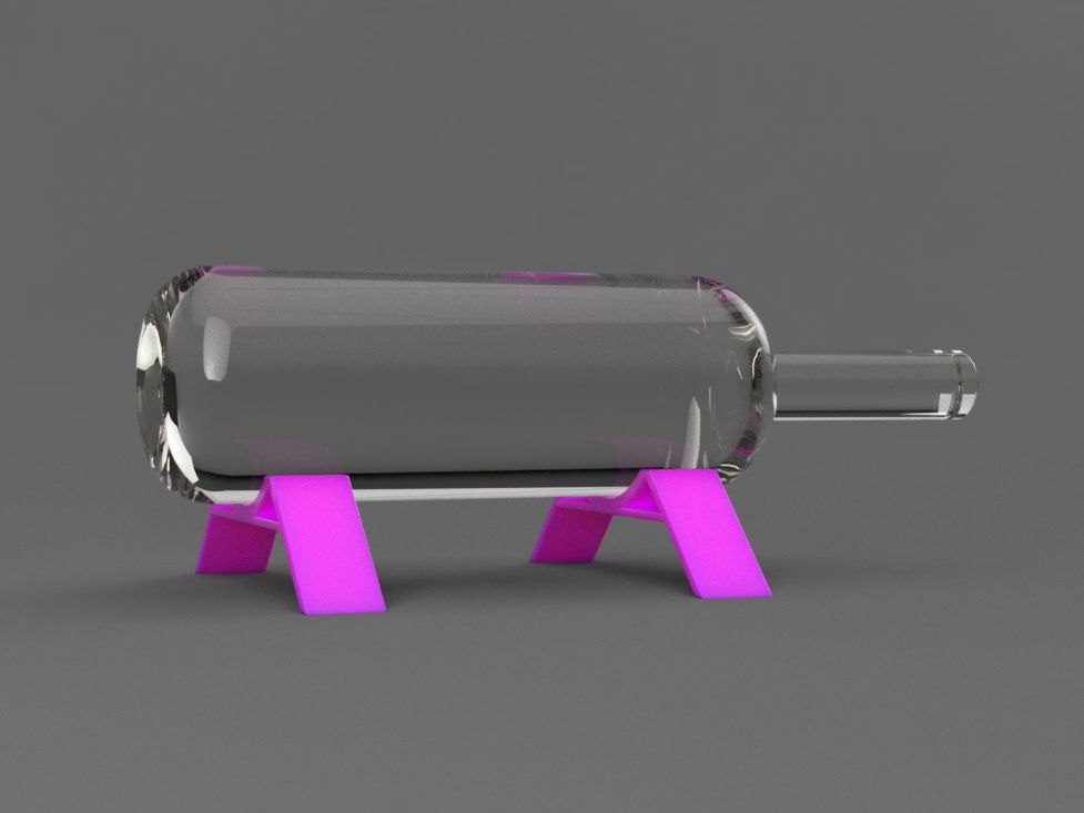 Wine bottle holder | Scrolller