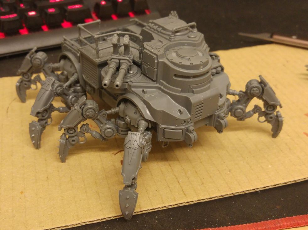 WIP of my kitbashed Skorpius Dunerider! | Scrolller