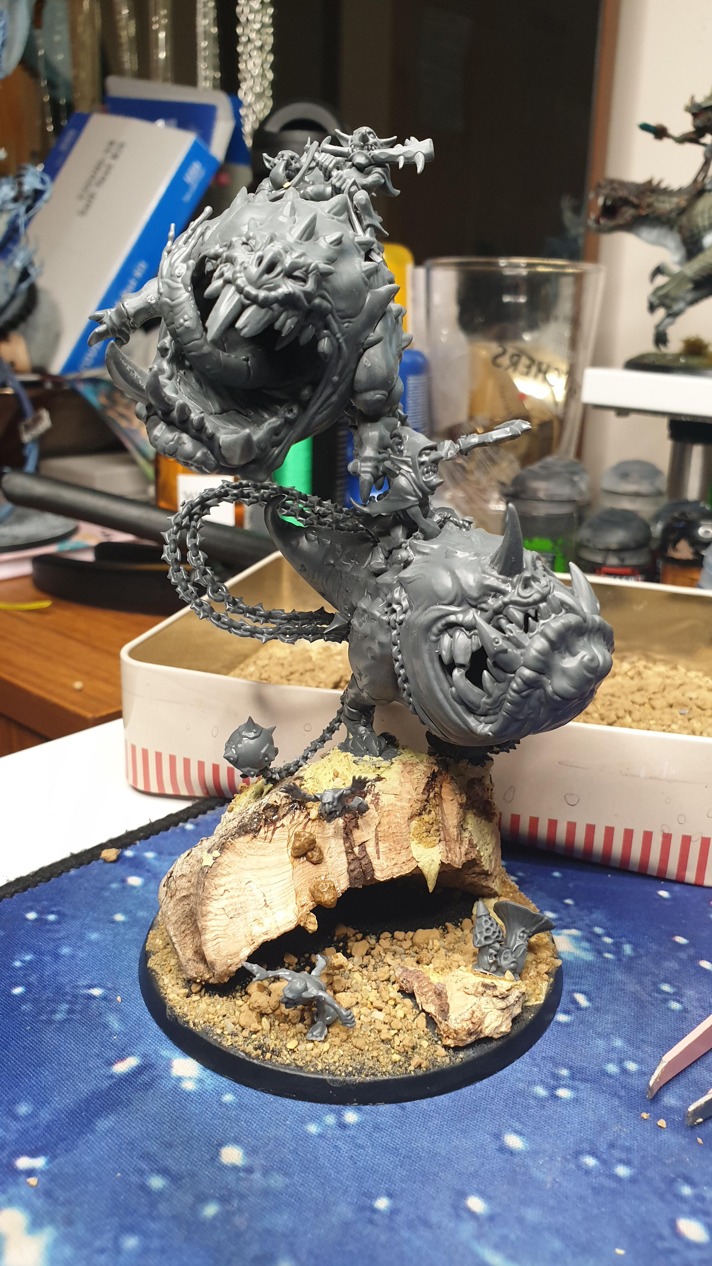 WIP of some Mangler squigs I'm making/painting for my first warhammer tutorial youtube vid! I ...