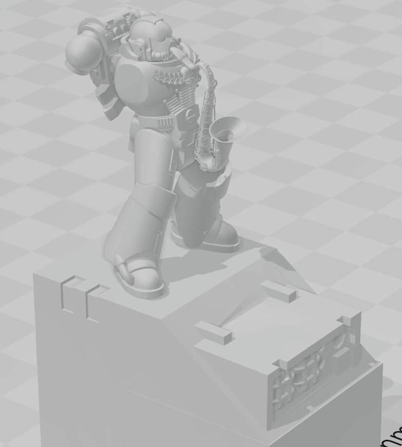 WIP Saxaphone Marine "Kitbash" for Display Mini | Scrolller