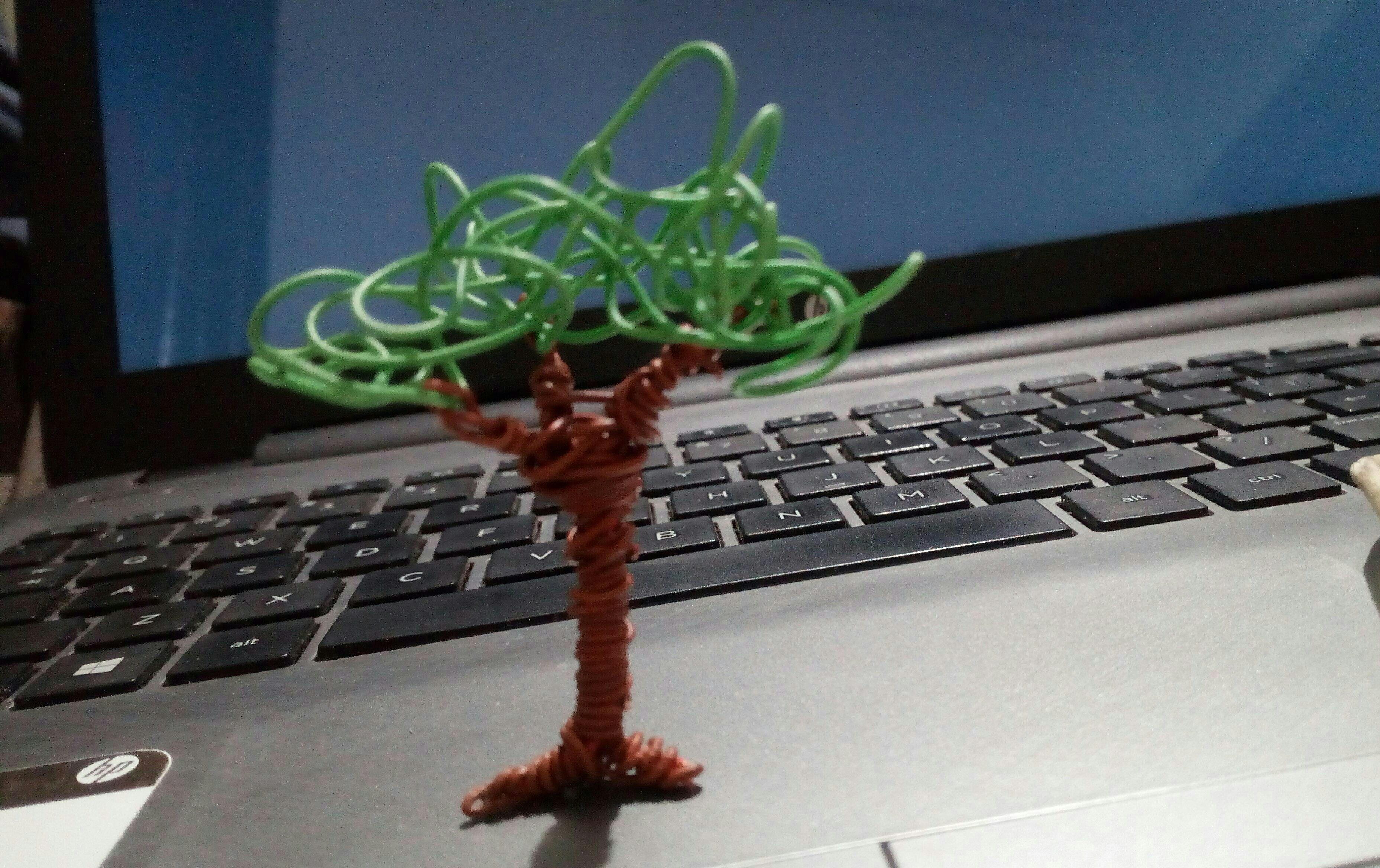 Wire tree: made with utp cable while my PC is uploading | Scrolller