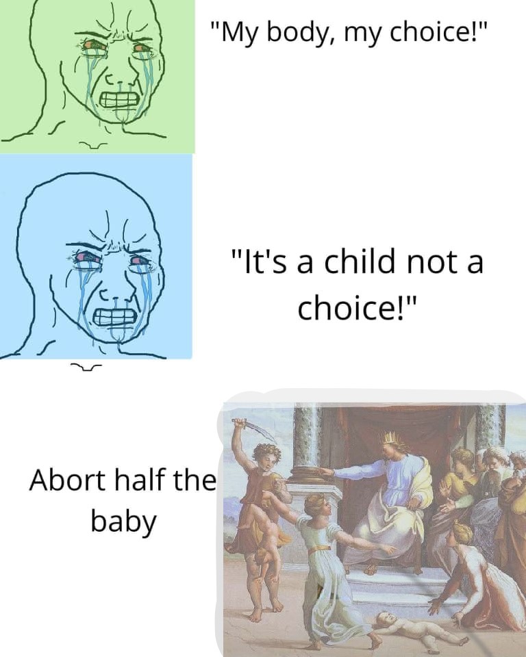 Wise decision King Solomon | Scrolller