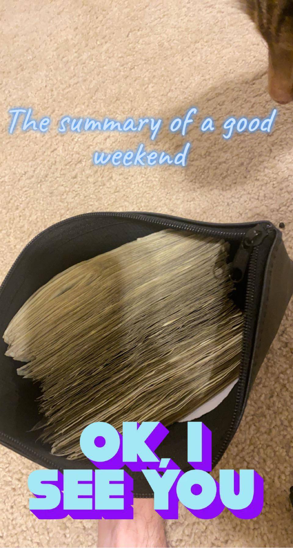 Wishing all you bbs big bag vibez 💰💵 | Scrolller