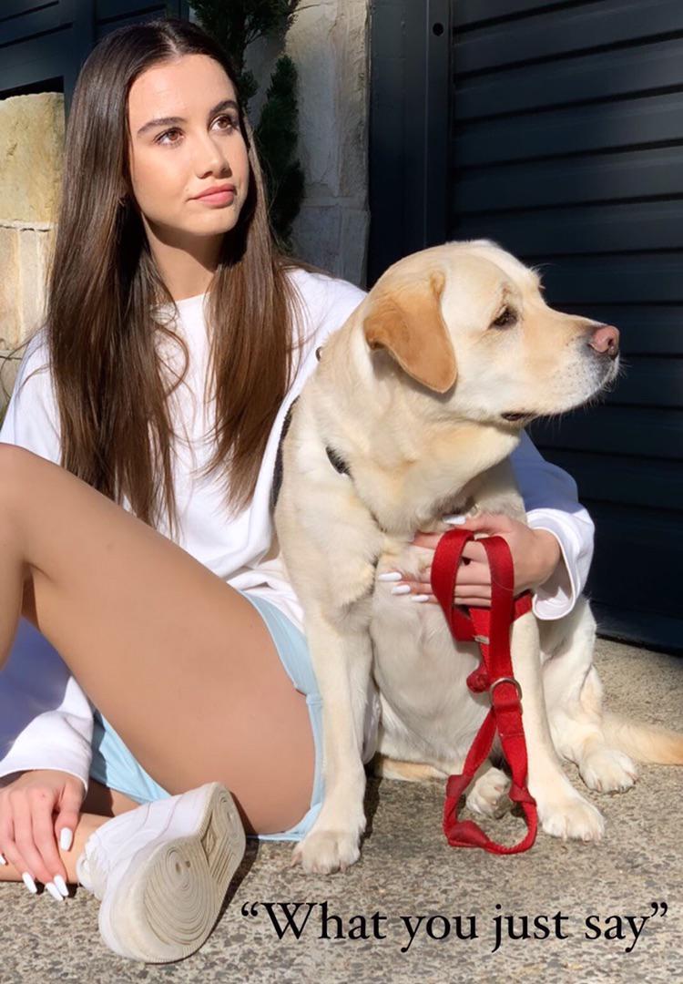 With her dog | Scrolller