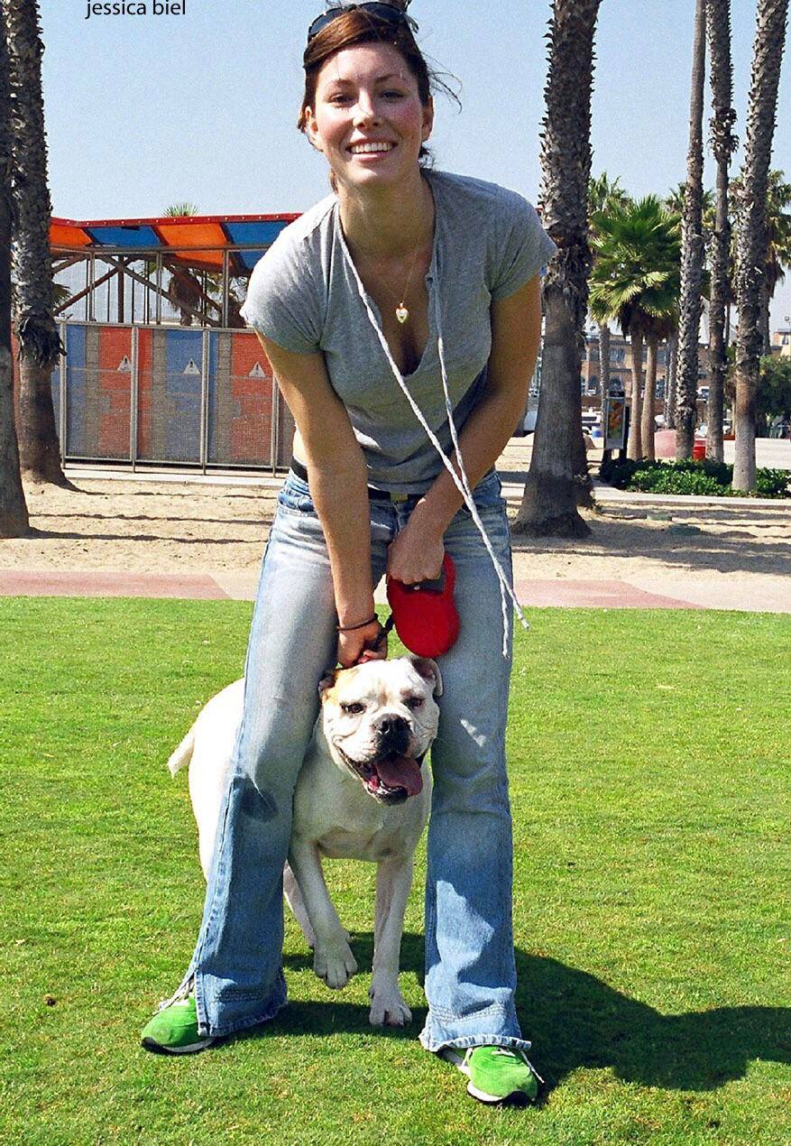 With her dog | Scrolller