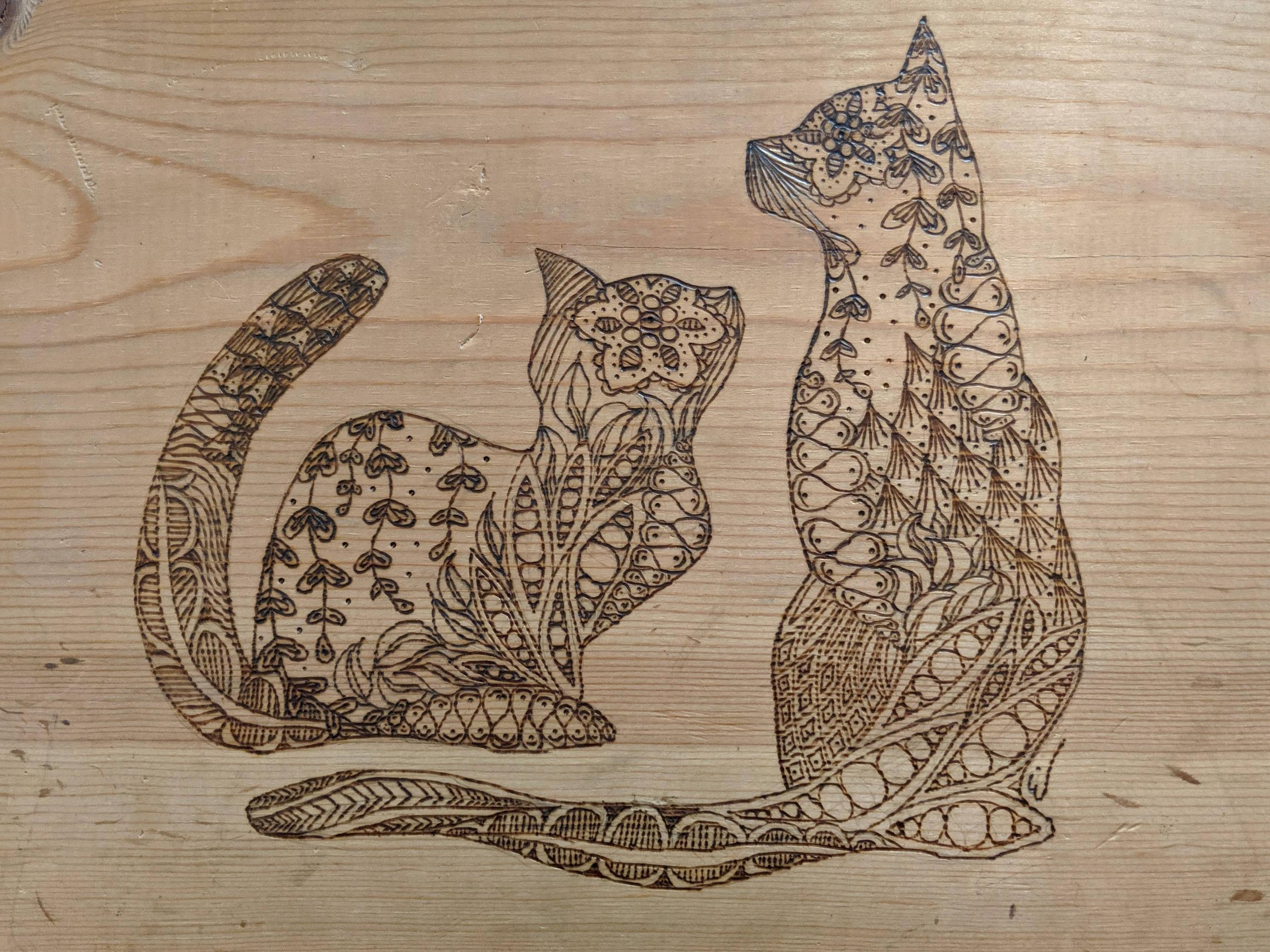 Woodburning I made today | Scrolller