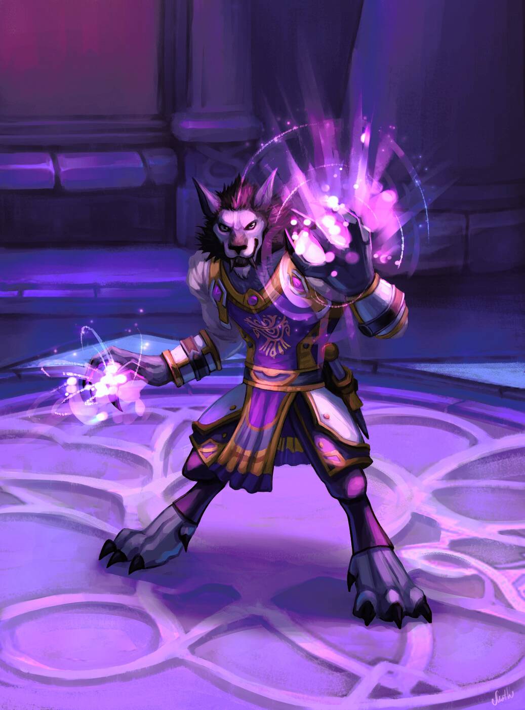 Worgen Mage by Maria Pechenkina | Scrolller